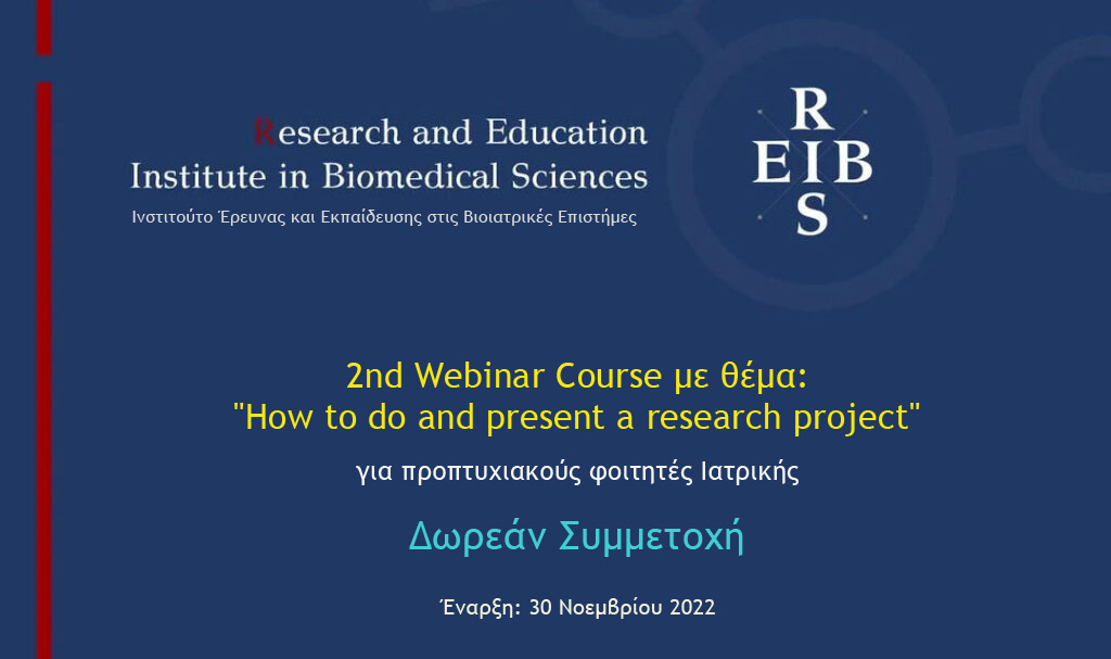 2nd Webinar Course How To Do And Present A Research Project 